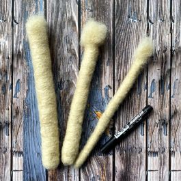 Bleach Blonde(#613) Wicks Loc Extensions Human Hair Permanent Loc ...